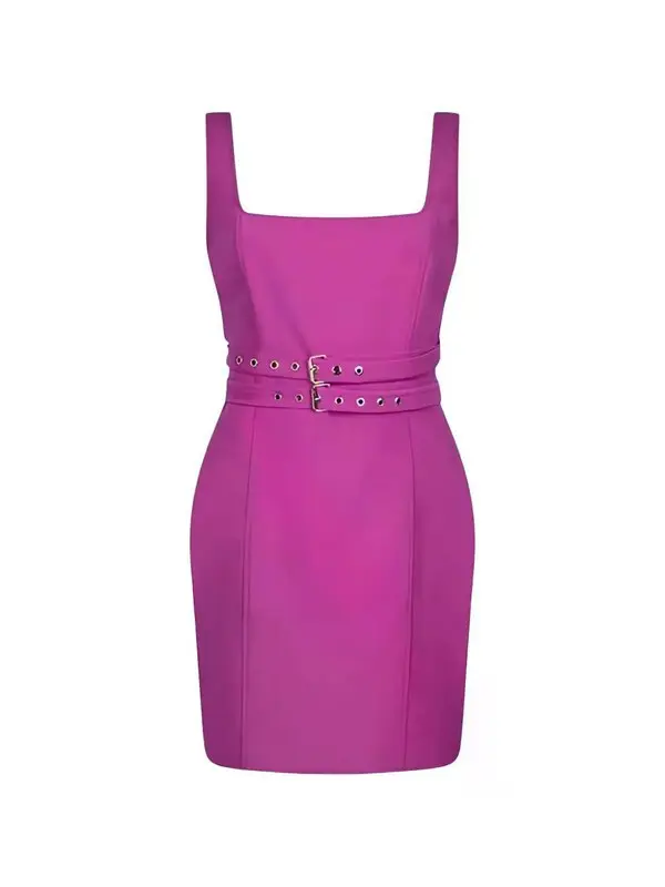 Liu Jo Belted Sleeveless Mini Dress - Purple