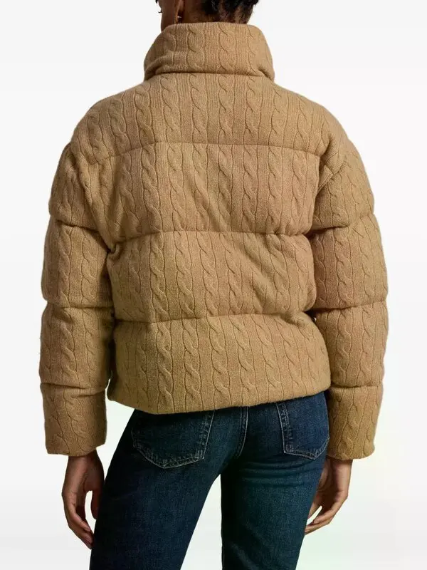 Polo Ralph Lauren Cable-knit Quilted Jacket