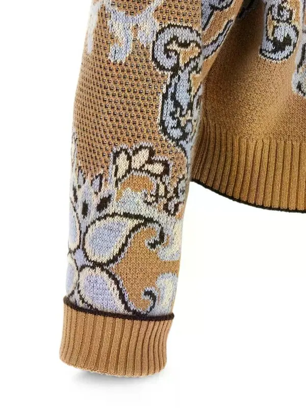 TWINSET Jacquard Tapestry-inspired Sweater - Brown