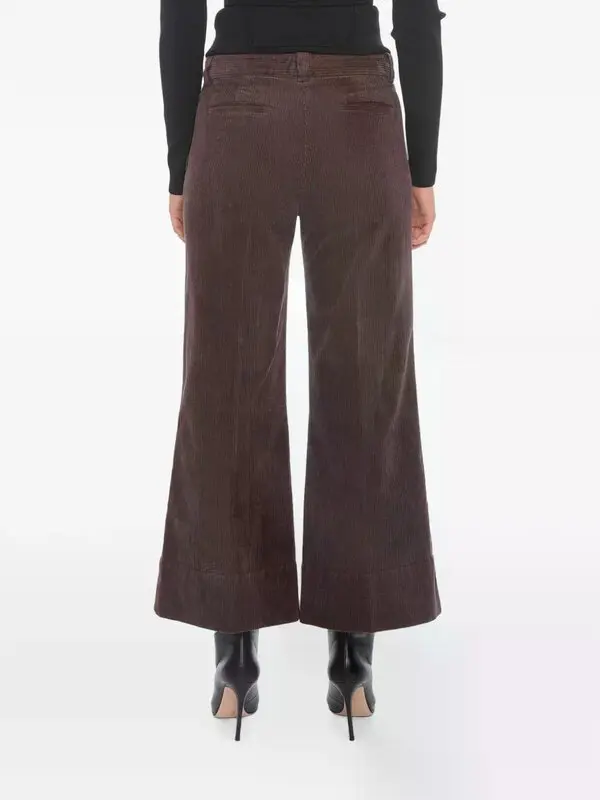 QL2 QUELLEDUE Corduroy Flared Trousers