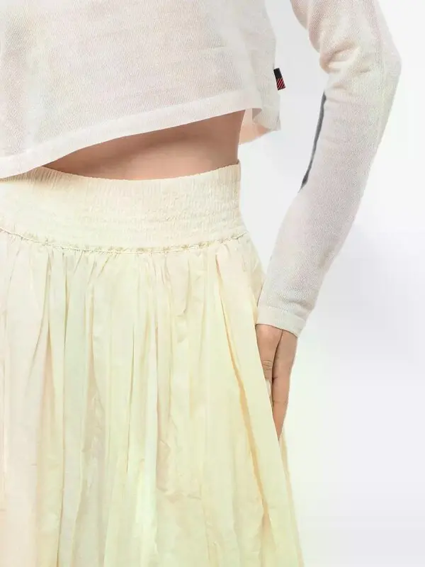Woolrich Pleated Flared Midi Skirt