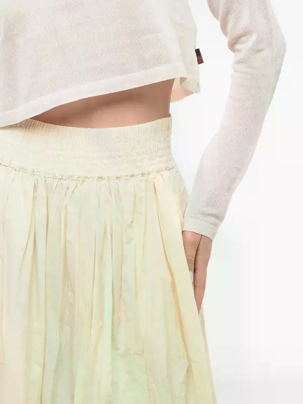 Woolrich Pleated Flared Midi Skirt