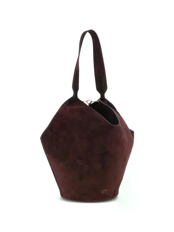 Khaite Lotus Sculptural Tote Bag - Brown