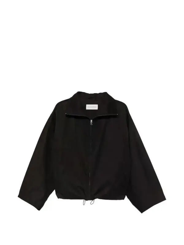 Nour Hammour High-neck Zip-up Jacket - Black