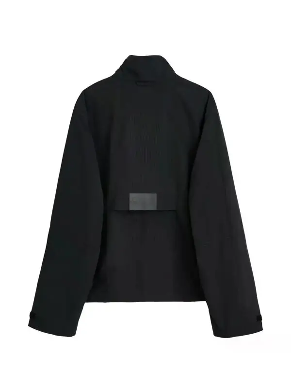 StÜssy Mx Logo-print High-neck Jacket - Black