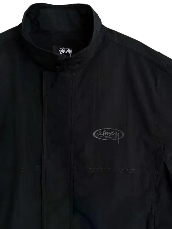 StÜssy Mx Logo-print High-neck Jacket