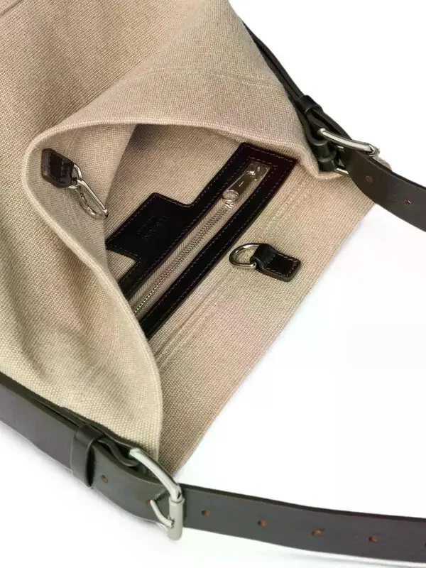 LEMAIRE Small Belted Tote Bag In Heavy Cotton Canvas