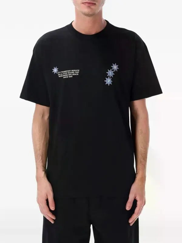 Carhartt Work In Progress C Trip Graphic-print T-shirt - Black