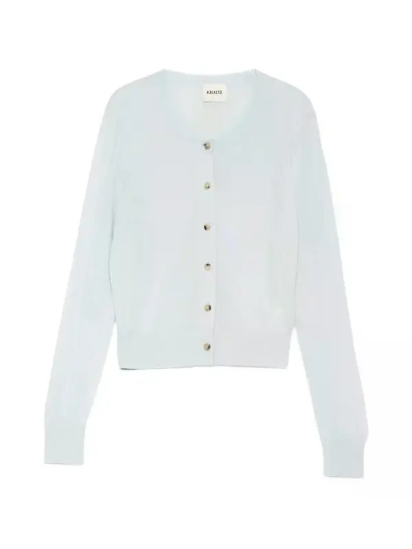 Khaite Tansy Cardigan - Blue