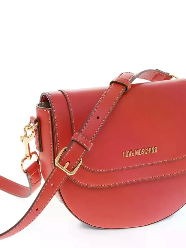 Moschino Logo-plaque Saddle Bag