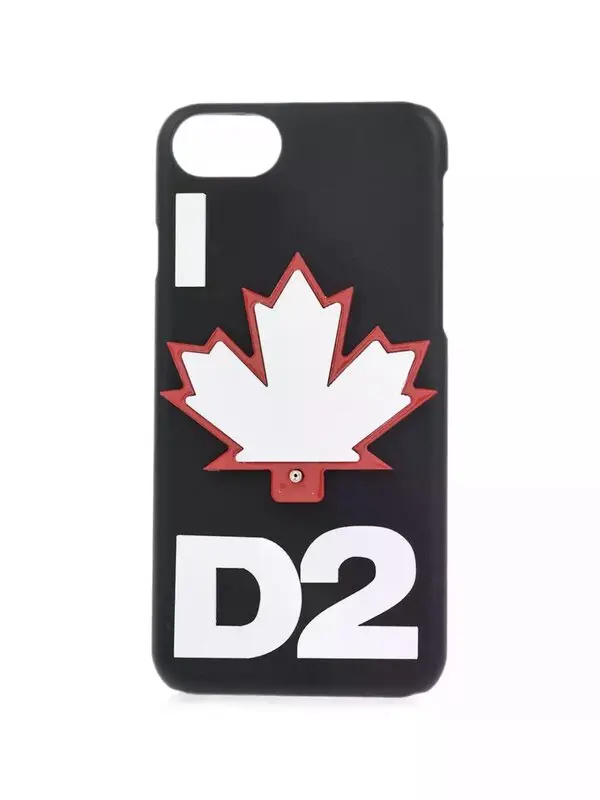 Dsquared2 Maple-leaf Embossed-logo Iphone 8 Plus Case
