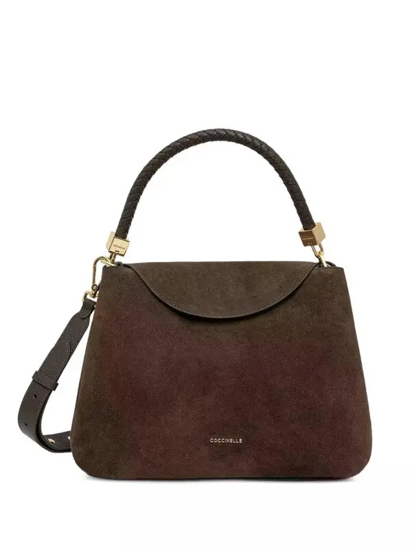 COCCINELLE Tiggy Suede Tote Bag - Brown