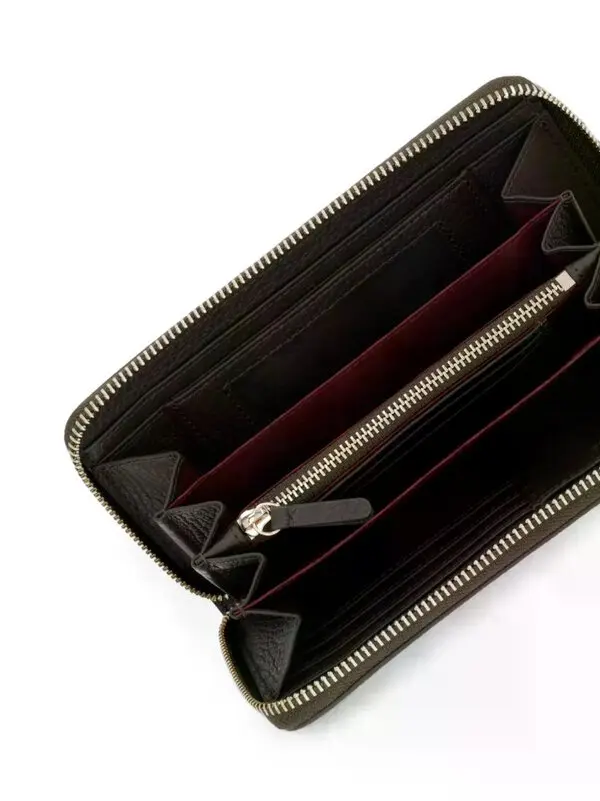 COCCINELLE Logo-plaque Pebbled-leather Wallet