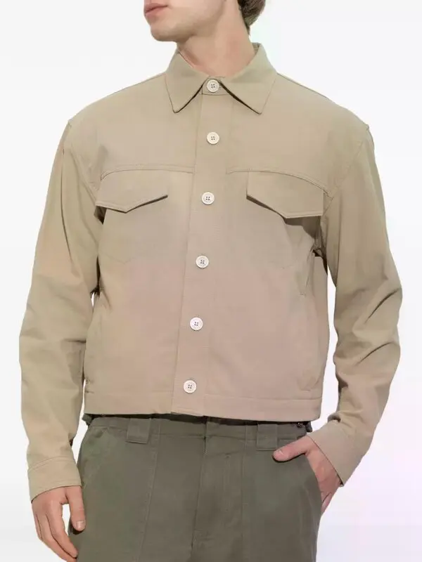 Balmain Button-fastening Pocket-detail Overshirt