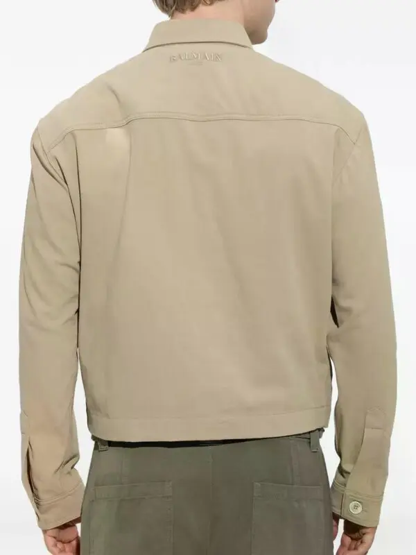 Balmain Button-fastening Pocket-detail Overshirt
