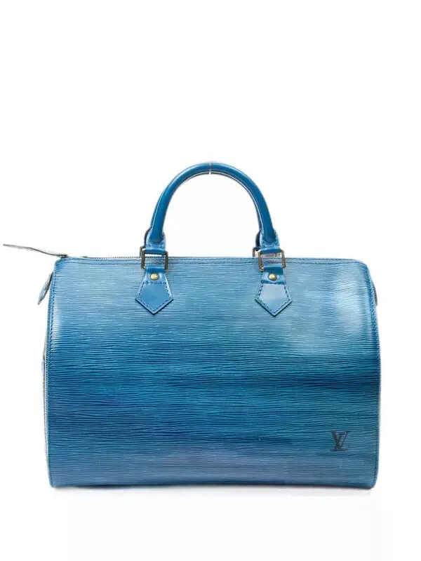 LOUIS VUITTON Speedy 30 Epi Handbag - Blue