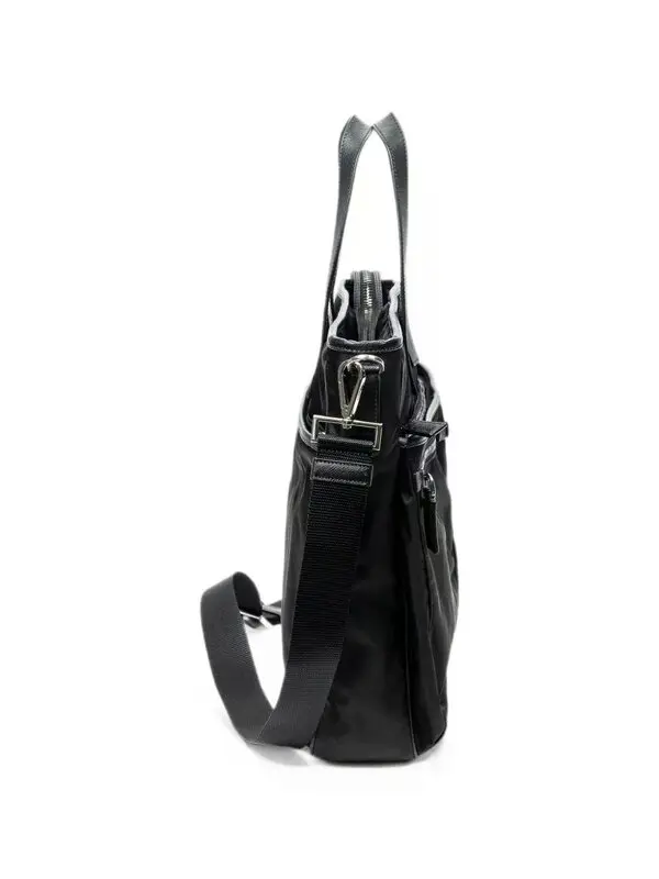 Prada Saffiano Leather-trim Shoulder Bag