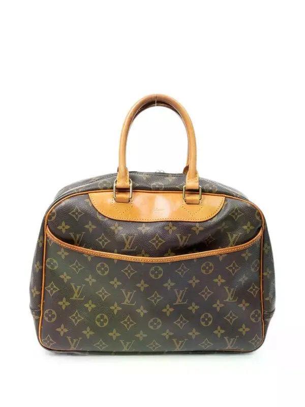 LOUIS VUITTON Deauville Monogram Tote Bag - Brown