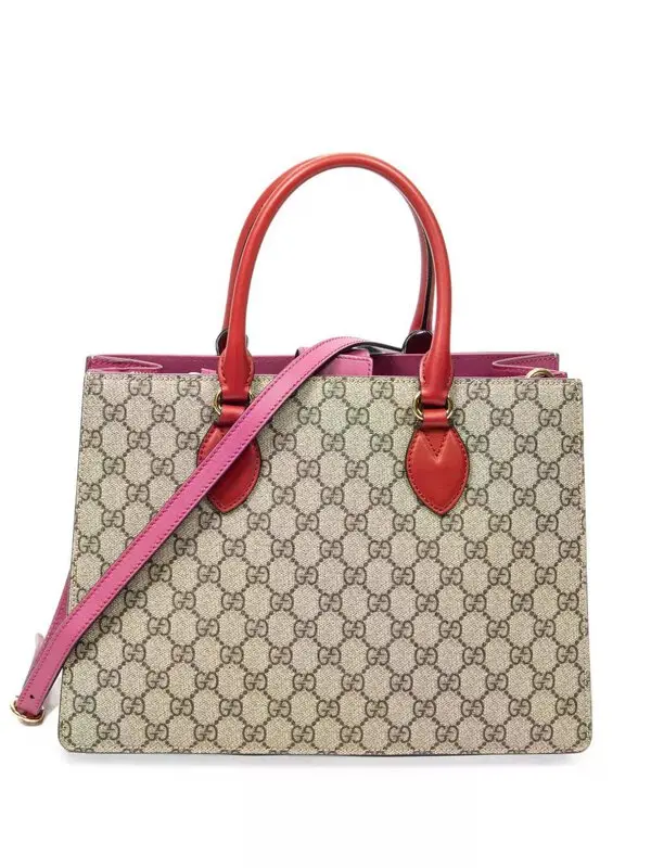 Gucci Gg Supreme Tote Bag - Neutrals