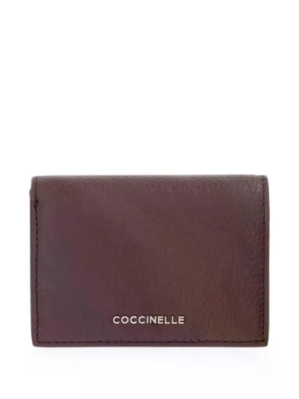 COCCINELLE Logo-print Leather Wallet - Red