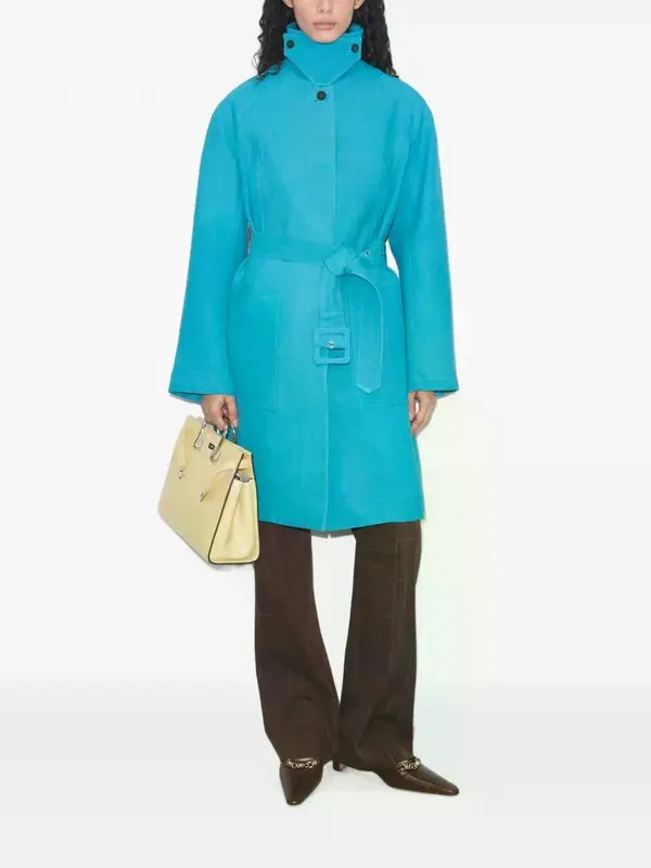 Tory Burch Waxed Canvas Trench