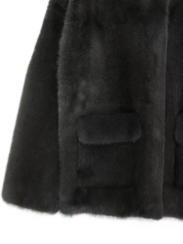 MANZONI 24 Collarless Fur Jacket