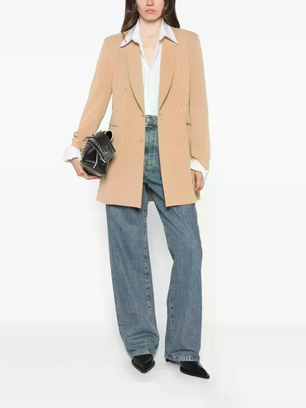 JIJIL Double-breasted Coat - Neutrals
