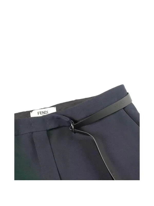 Fendi Belted Tailored Trousers