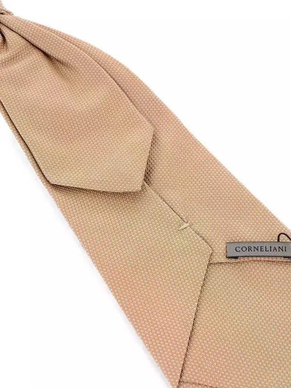 Corneliani Silk Ascot Beige Tie