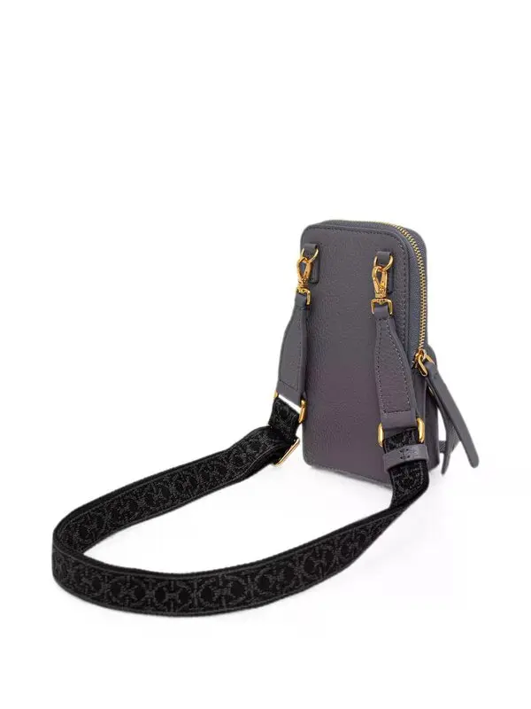 COCCINELLE Mini Pixie Grained-leather Phone Bag