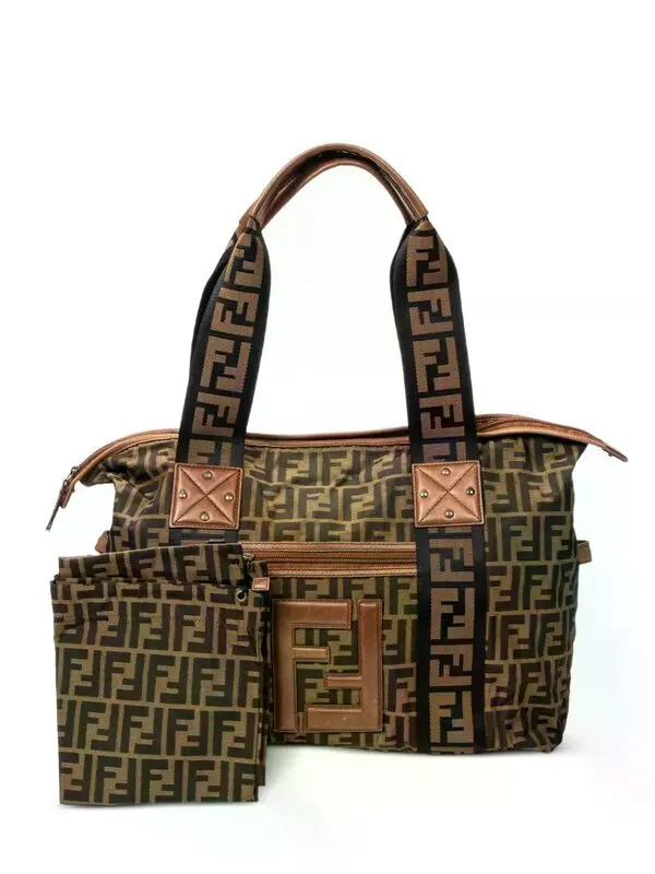 Fendi Zucca Monogram Canvas Tote Bag