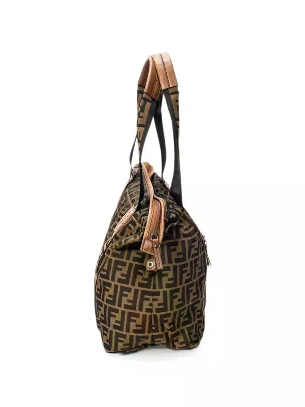 Fendi Zucca Monogram Canvas Tote Bag