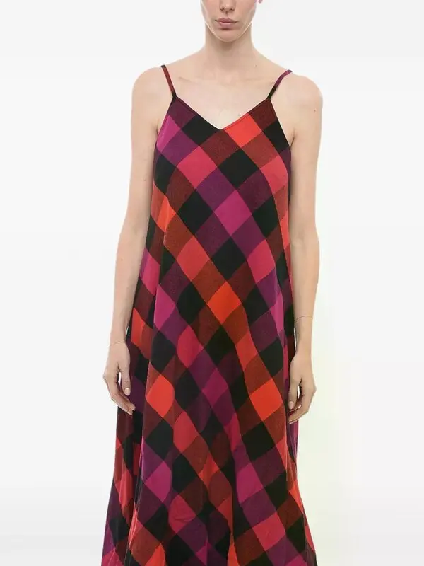 Woolrich Checked Midi Dress