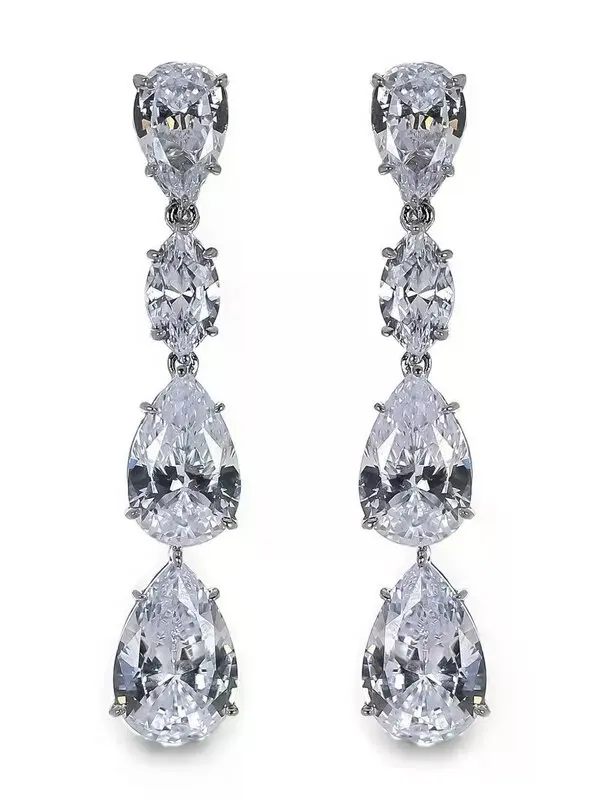 FANTASIA BY DESERIO Pear Marquise Drop Earrings