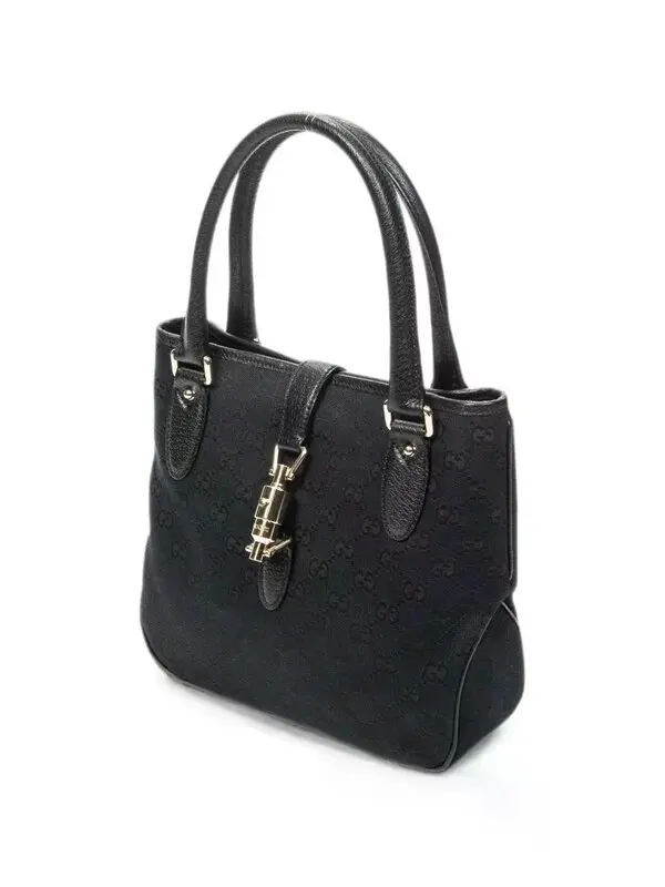 Gucci Jackie Gg Canvas Tote Bag