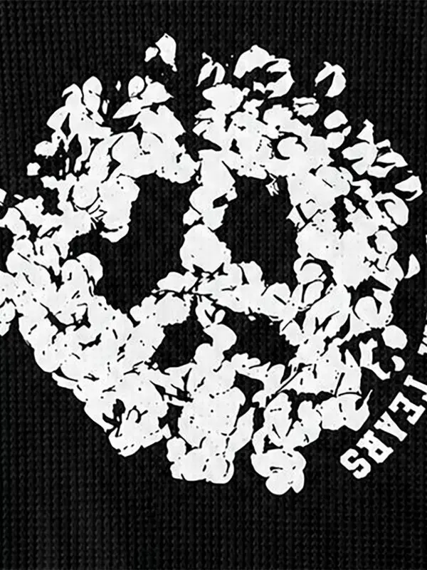 DENIM TEARS Logo-print T-shirt - Black