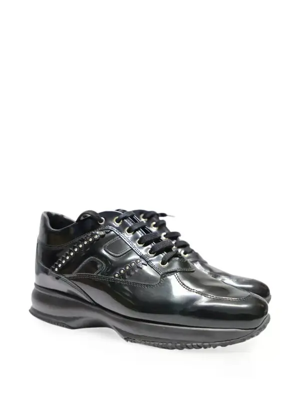 Hogan Interactive Studded Lace Up Sneakers