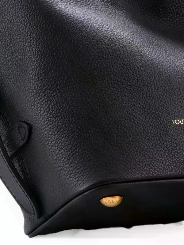 LOUIS VUITTON Leather Hobo Bb Shoulder Bag - Black