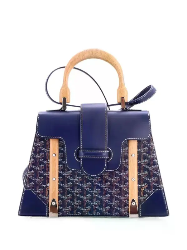 Goyard Saigon Top Handle Bag Pm - Blue