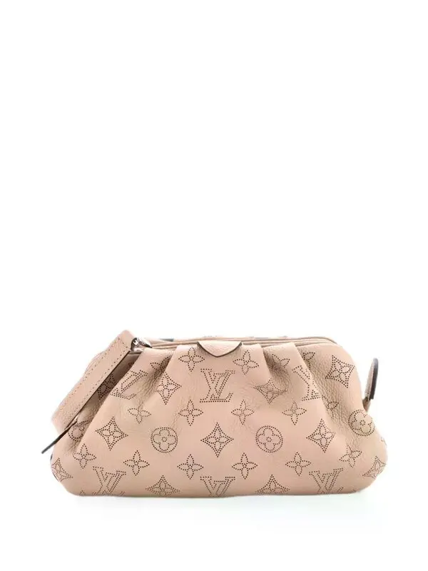 LOUIS VUITTON Scala Pouch Bag Mahina Leather - Neutrals