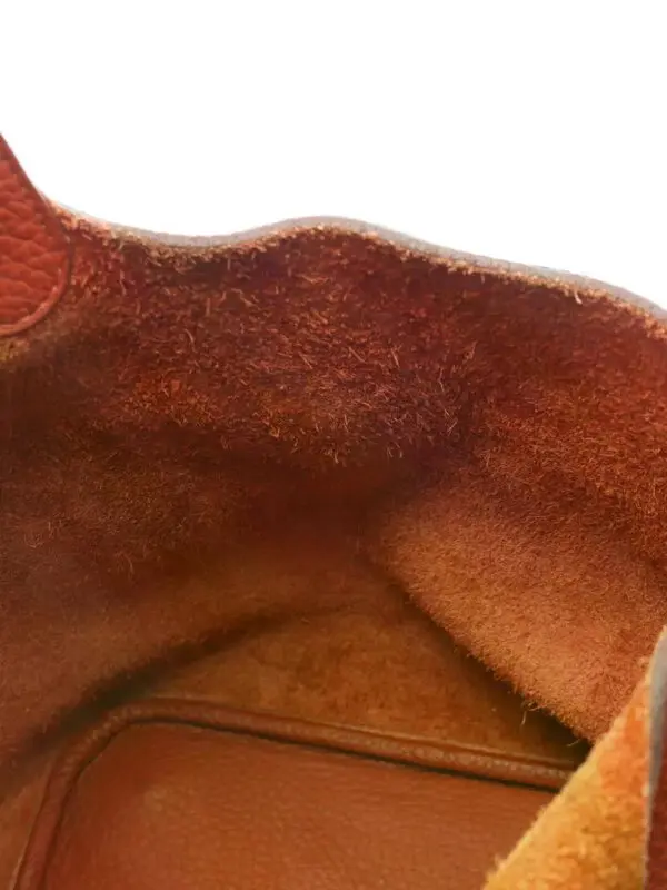 Hermès Taurillon Clemence Leather Picotin Lock Tote Bag - Orange
