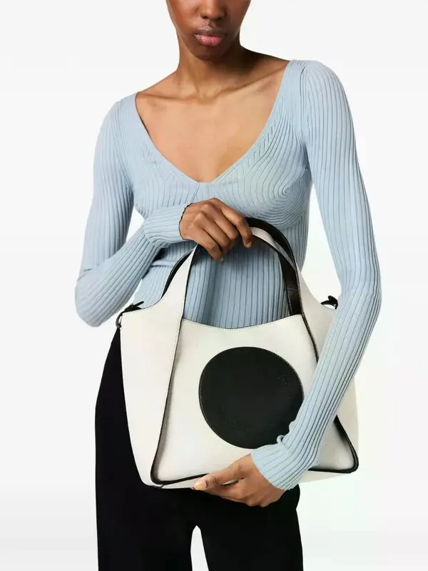 Stella McCartney Logo Canvas Tote Bag