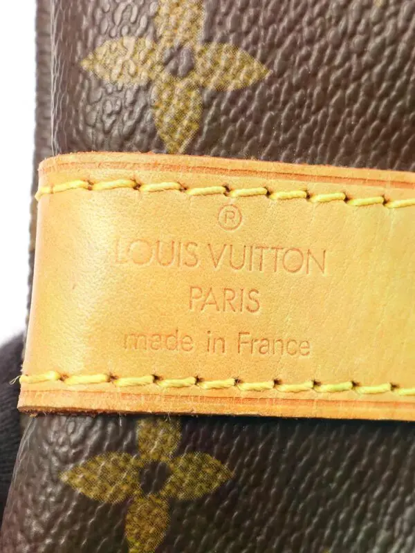 LOUIS VUITTON Monogram Keepall Bandouliere 55 Travel Bag - Brown