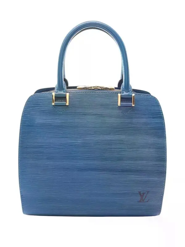 LOUIS VUITTON 1998 Epi Pont Neuf Pm Handbag - Blue