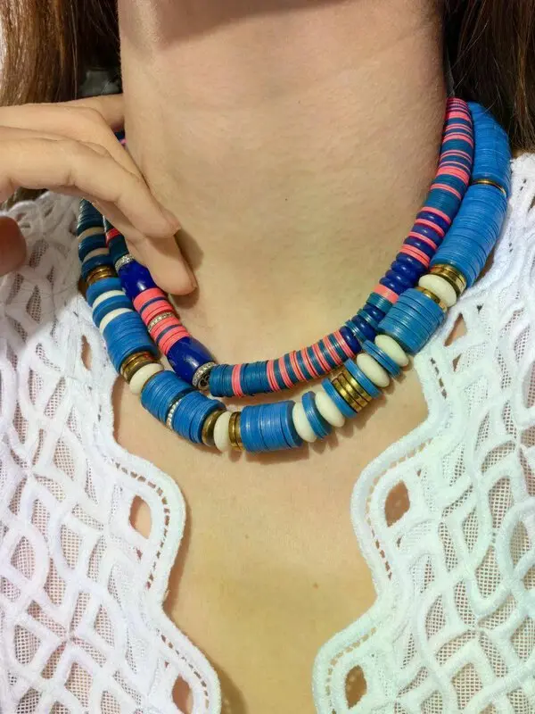 HIJAS DE PUKA Beaded Necklace With Gold-tone Hardware