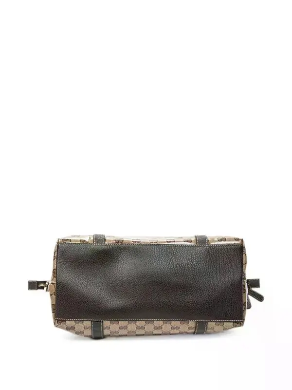 Gucci Gg Supreme Canvas Top Handle Bag - Neutrals