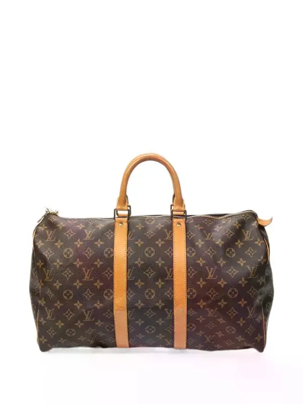 LOUIS VUITTON Keepall 45 Monogram Luggage - Brown
