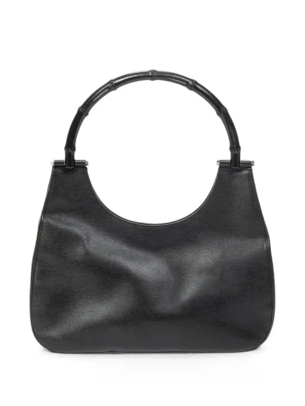 Gucci Bamboo Shoulder Bag - Black