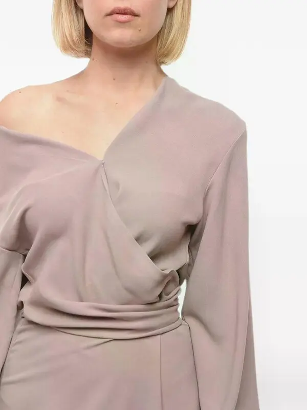 SUPER BLOND Maxi Belted Wrap Dress