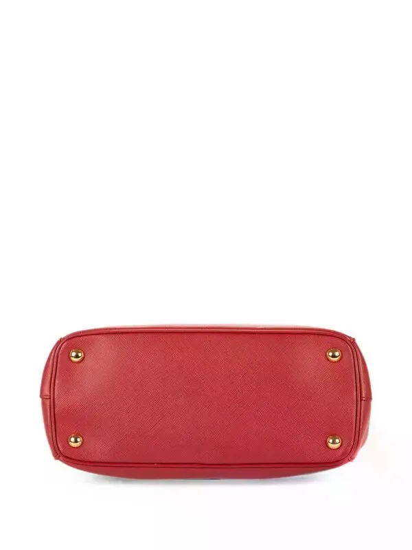 Prada Galleria Double-zip Tote Bag - Red